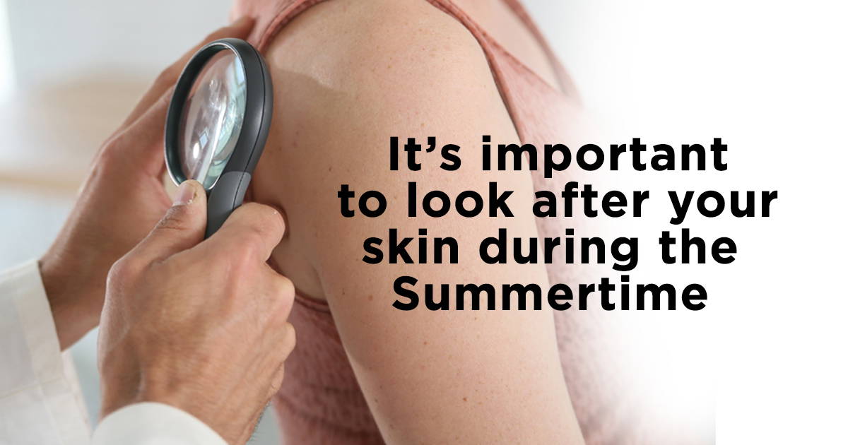 Skin health advice | It's important to look after your skin during the ...